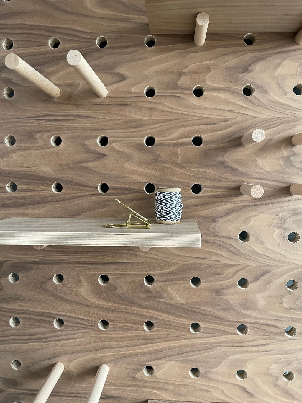 Special Edition: Walnut veneer Pegboard
